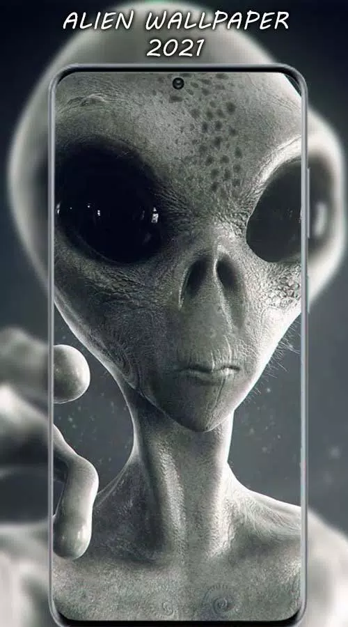 Grey Alien Wallpaper