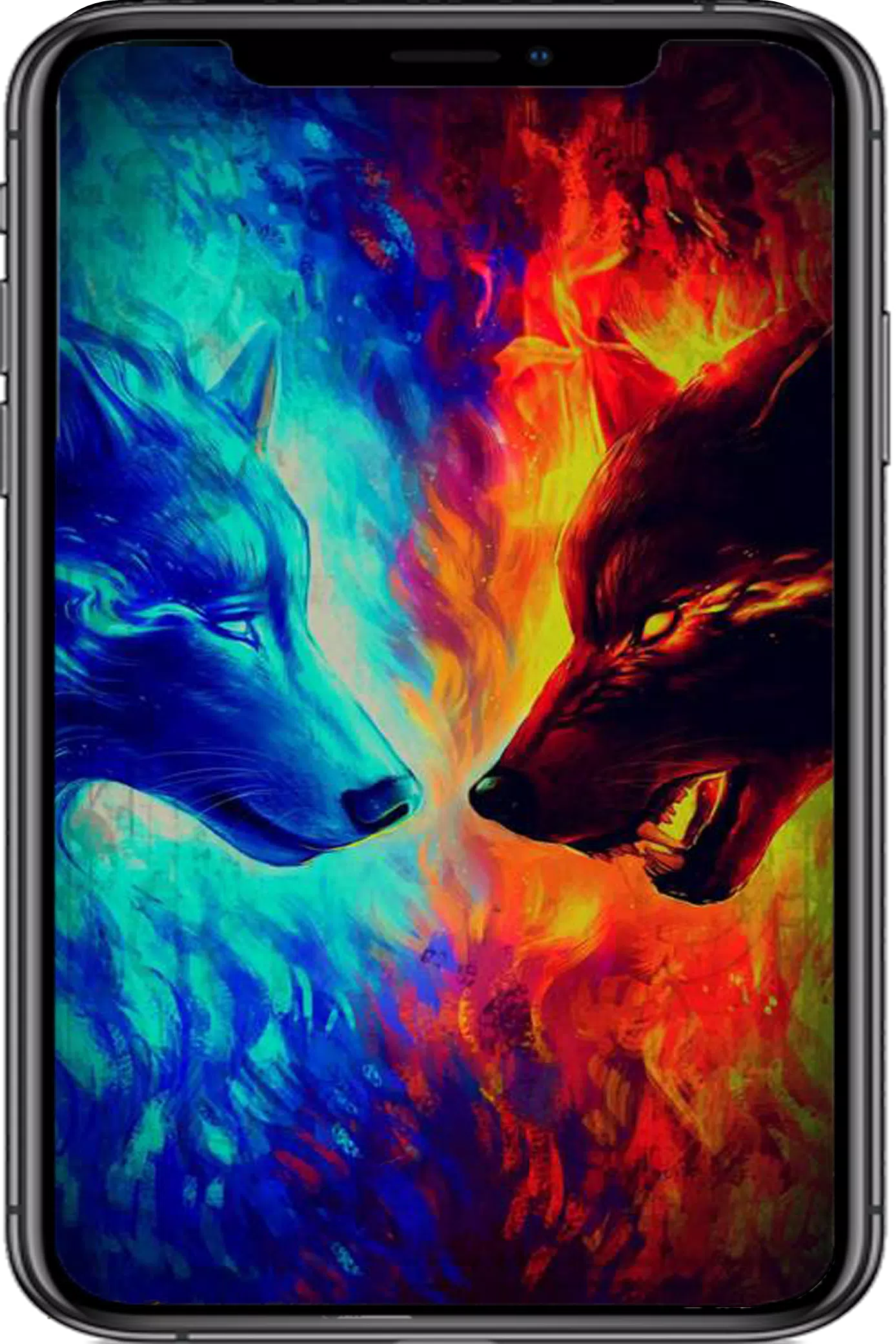Neon Wolf Wallpaper