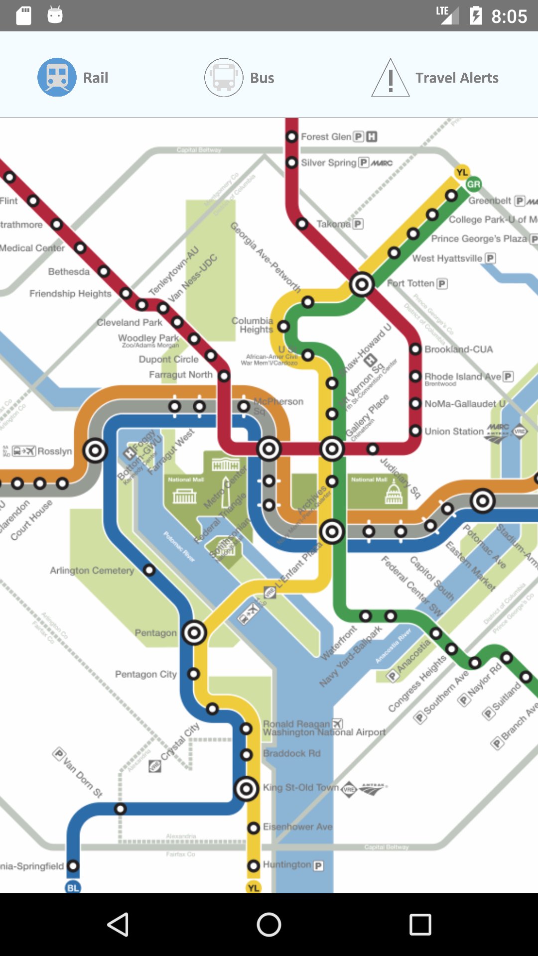 Washington DC Metro Maps APK للاندرويد تنزيل