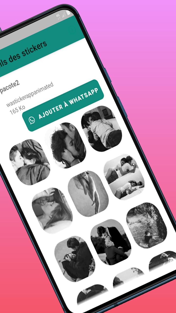قم بتنزيل Sexy Romantic Stickers بأحدث إصدار V111 ملف Apk الأندرويد