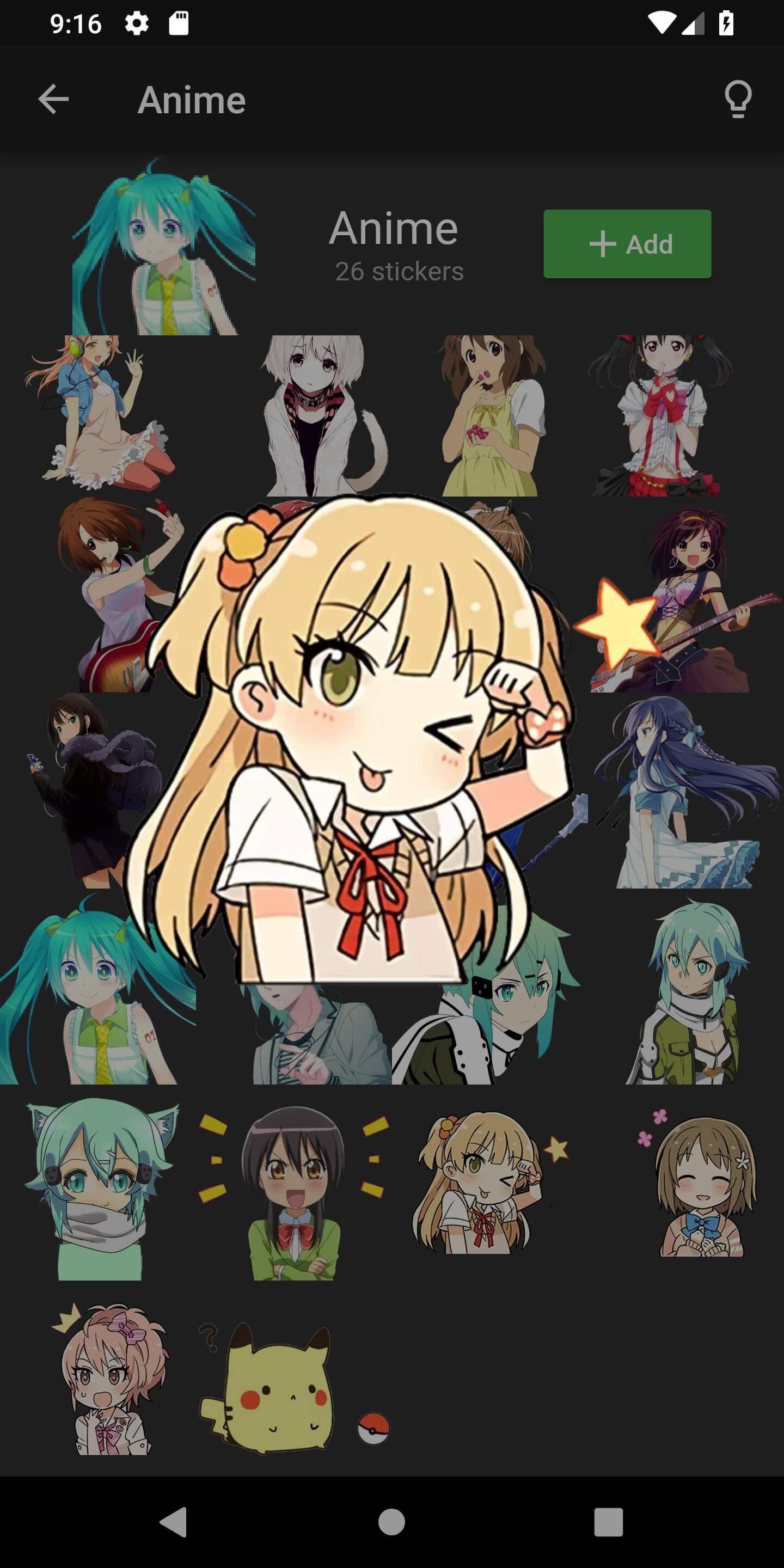 Anime Stickers For Whatsapp安卓版應用apk下載