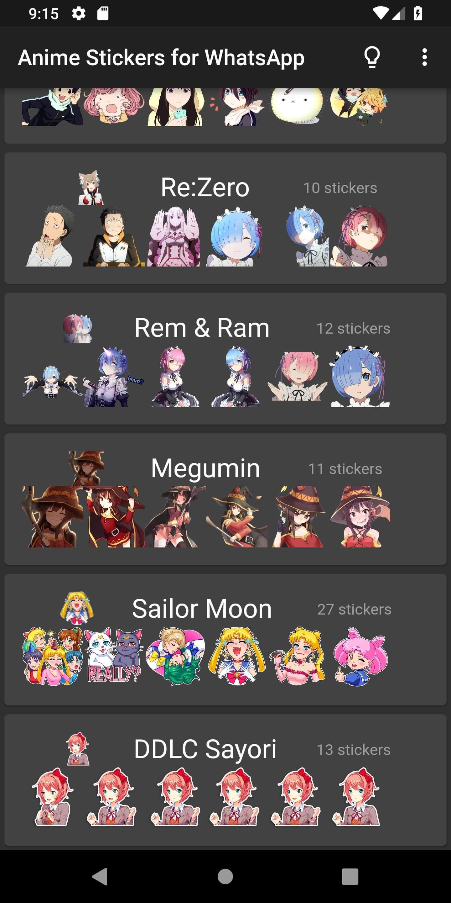 Anime Stickers For Whatsapp安卓版應用apk下載