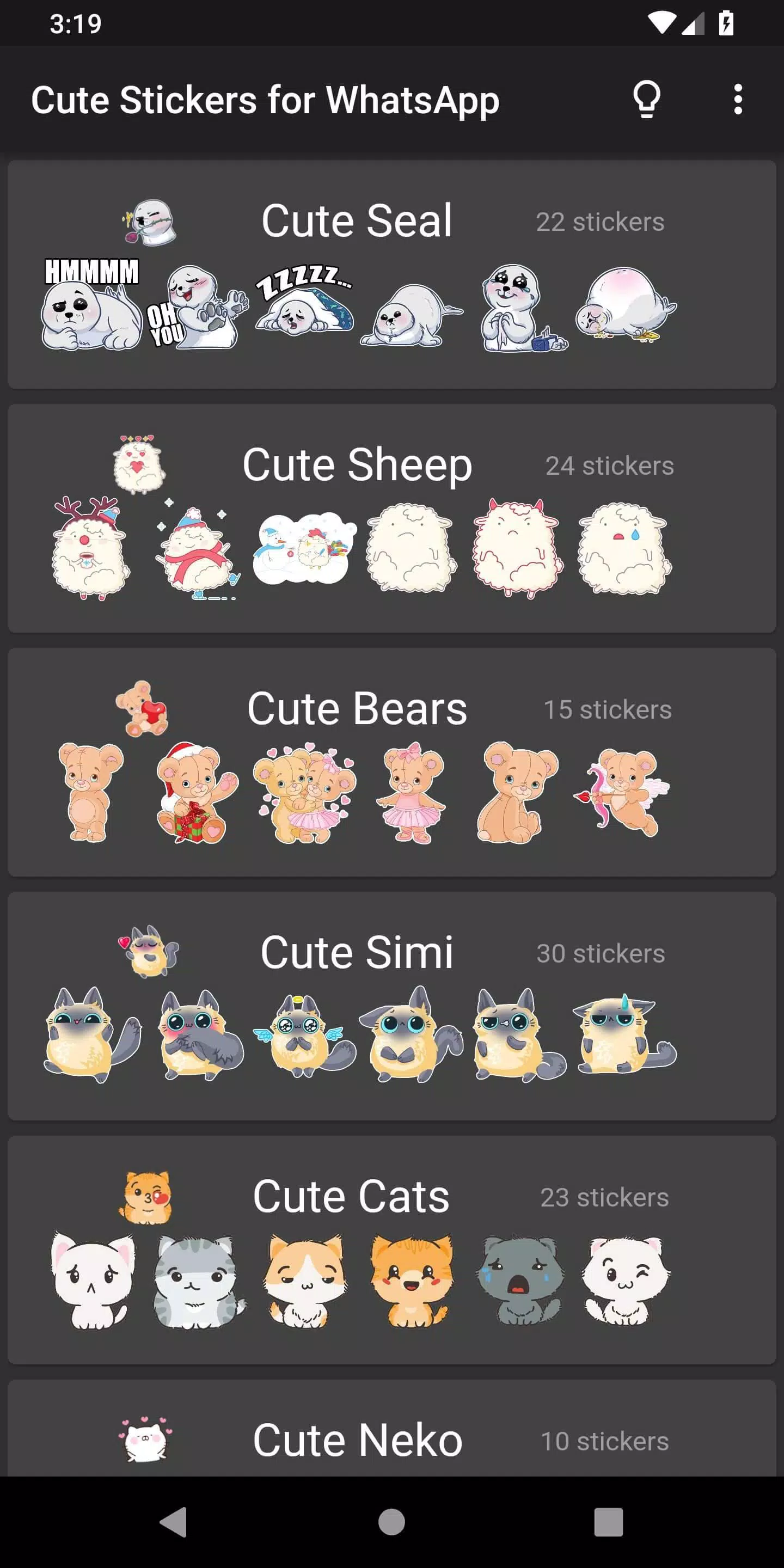 WhatsApp cute sticker for whatsapp Collection for Your Private Messages ...