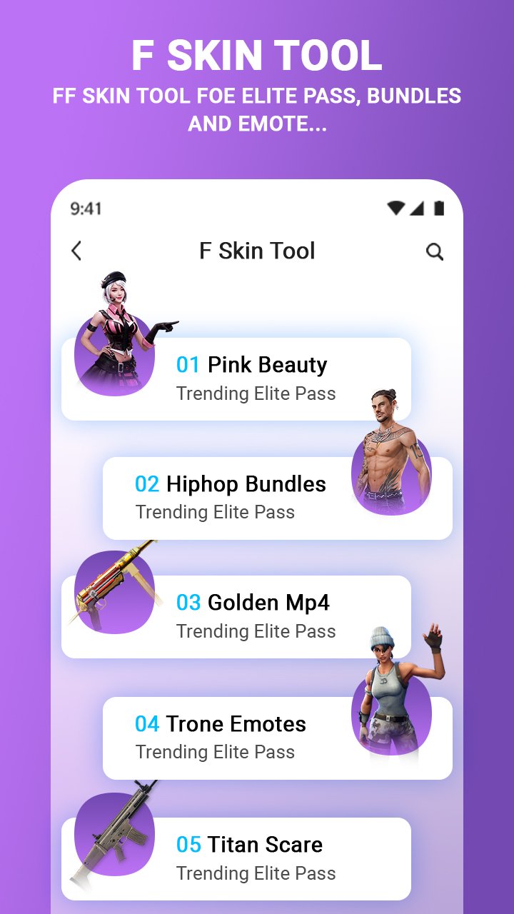 Skin Tools Booyah VIP Mod Zone APK 1.0.1 pour Android Gratuit télécharger