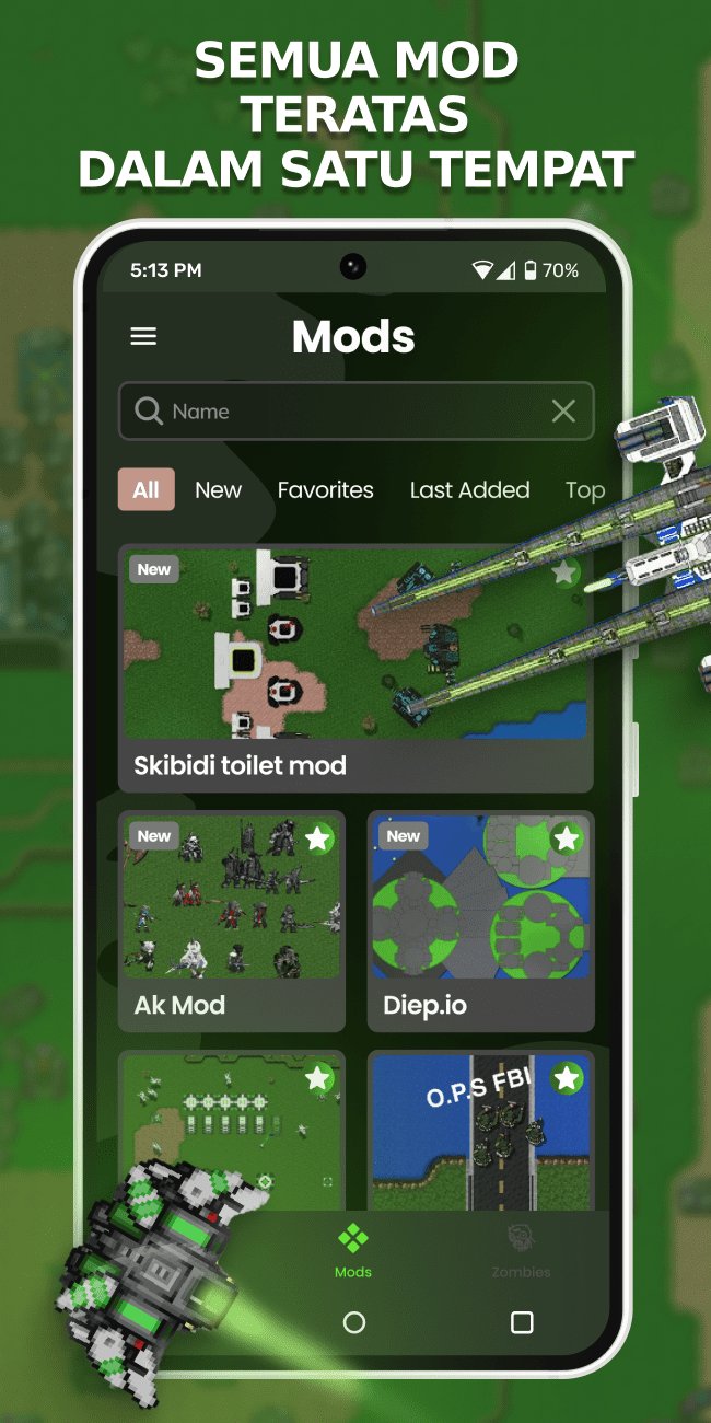 Unduh APK Mods & Maps for Rusted Warfare untuk Android - Versi Terbaru
