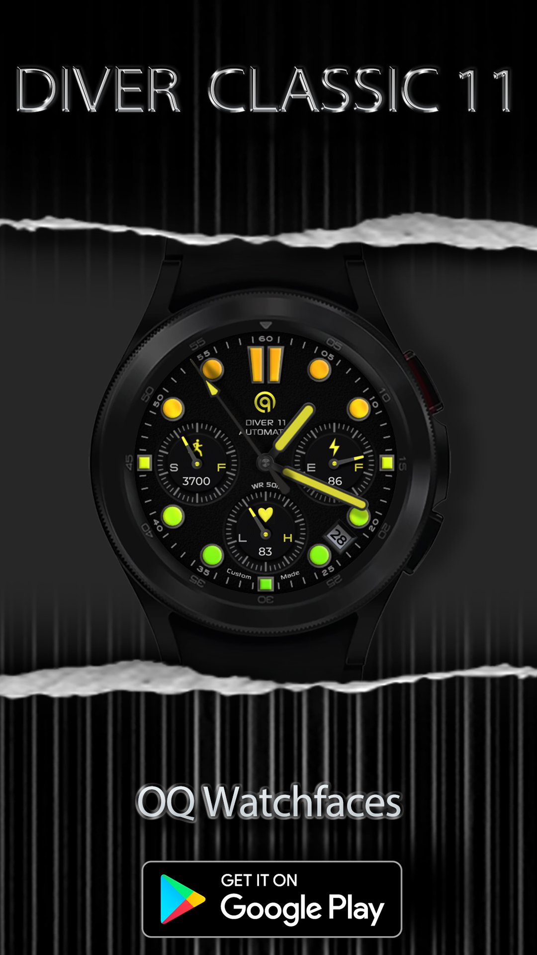 Diver Classic 11 Black Chrono Latest Version for Android