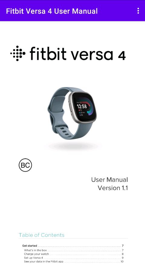 Fitbit Versa 4 User Manual APK for Android Download Fitbit Versa 4 User Manual APK for Android Download