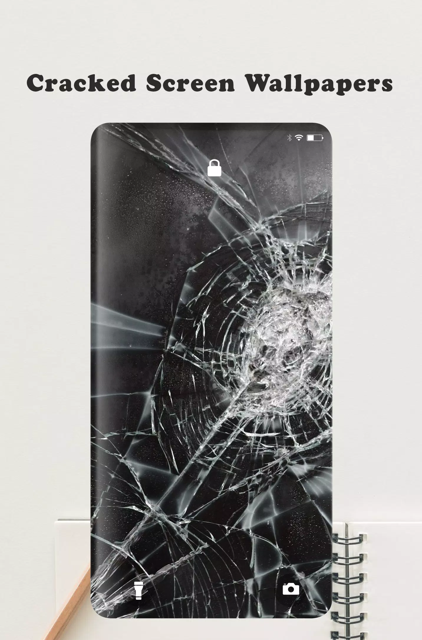 Cracked Screen Background