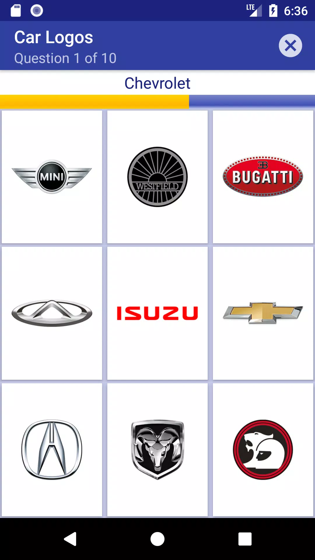 Car Logos Quiz Level 10