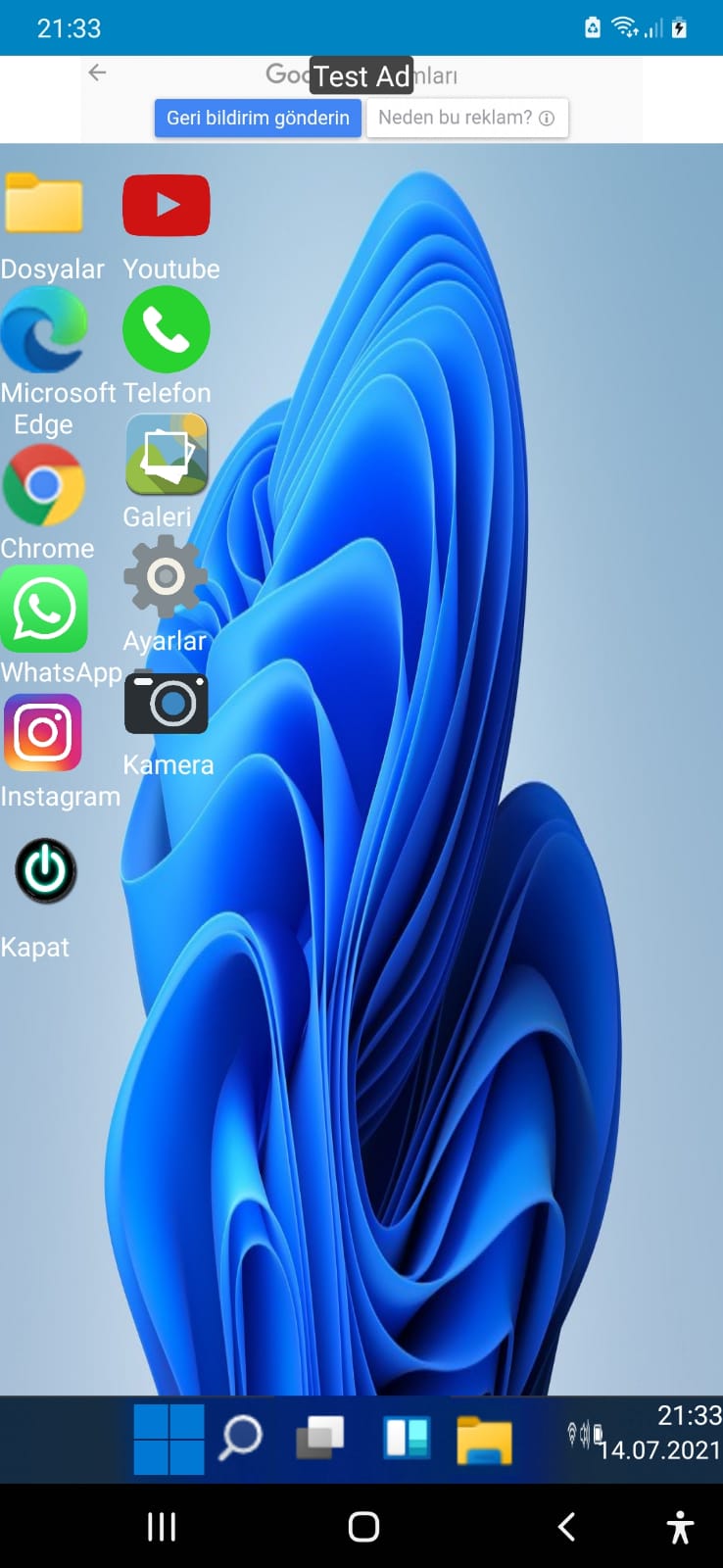 Windows 11 Launcher