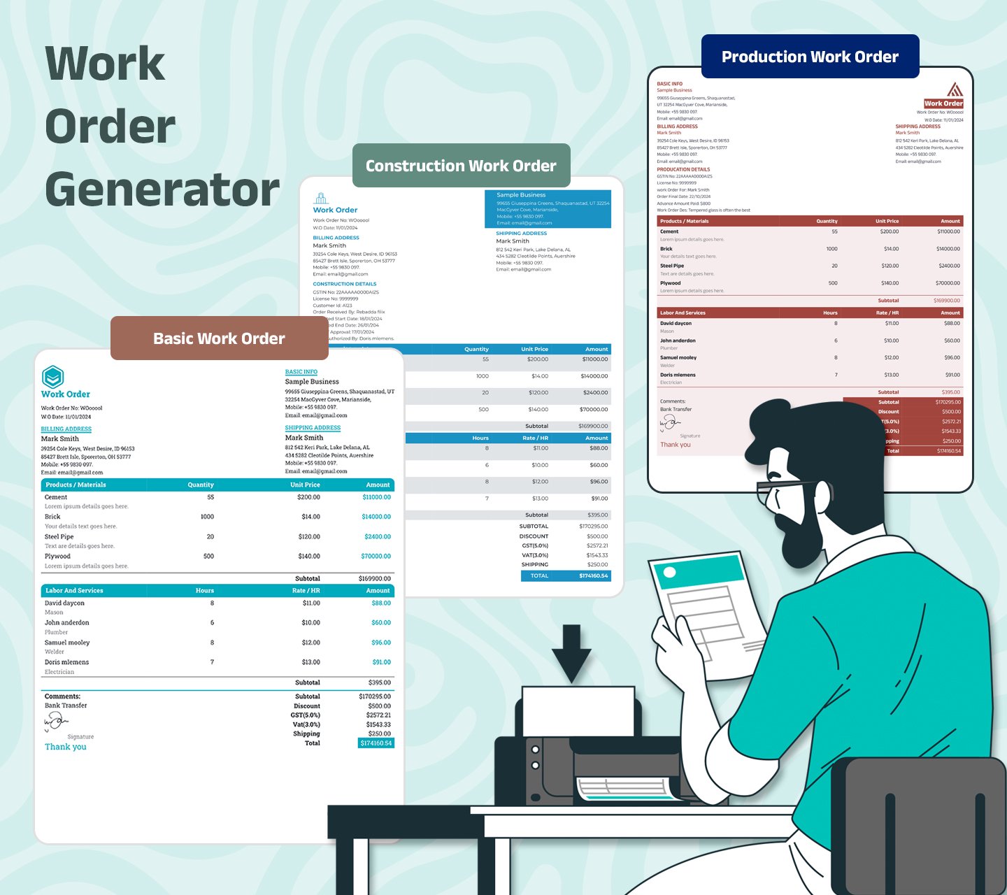 Work Order Generator APK for Android Download