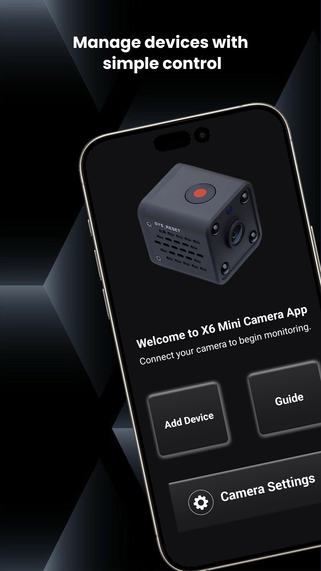 X6 Mini Camera App APK for Android Download