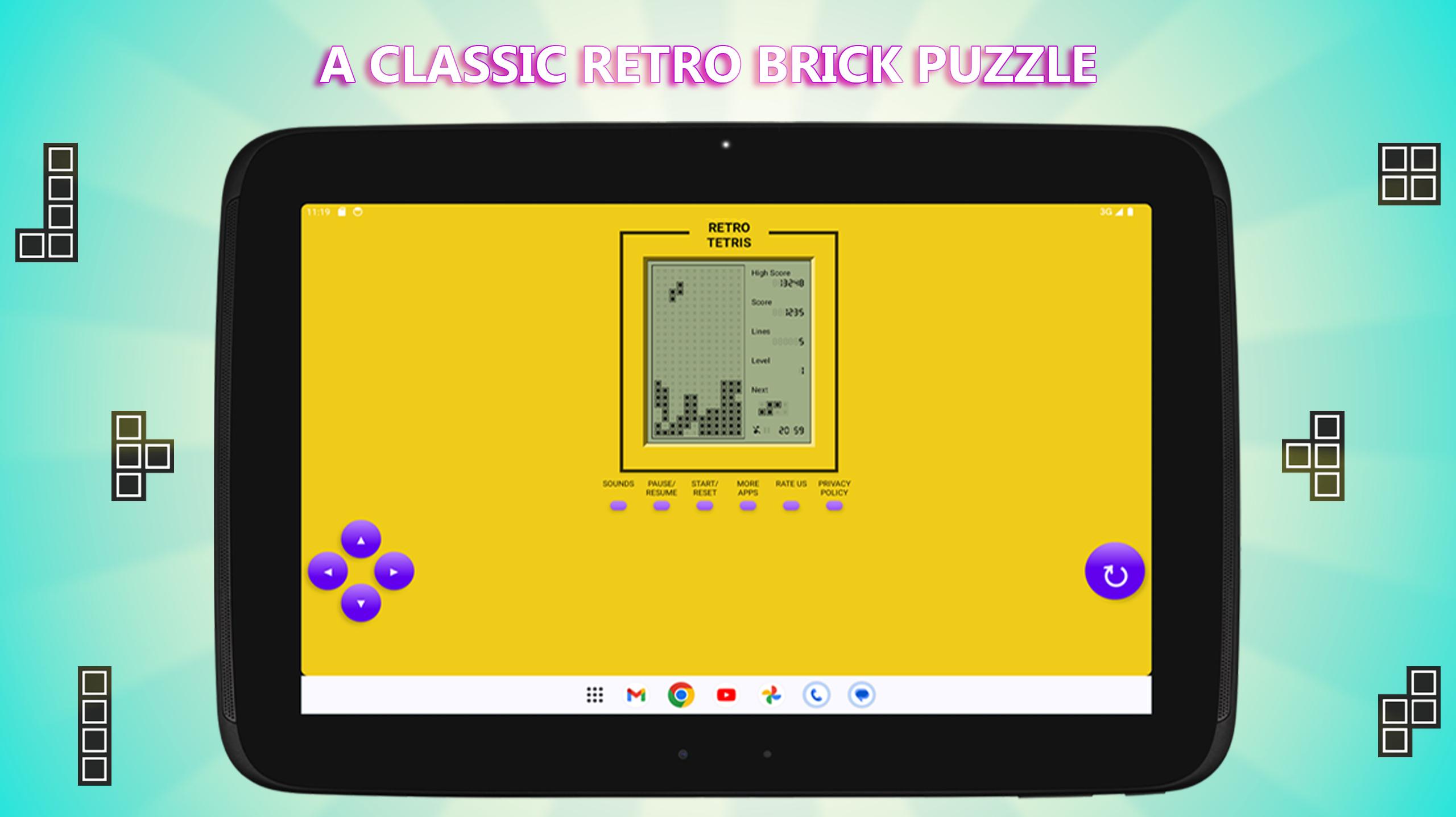 Descargar Retro Tetris Classic Game APK Última Versión 1.0 para Android
