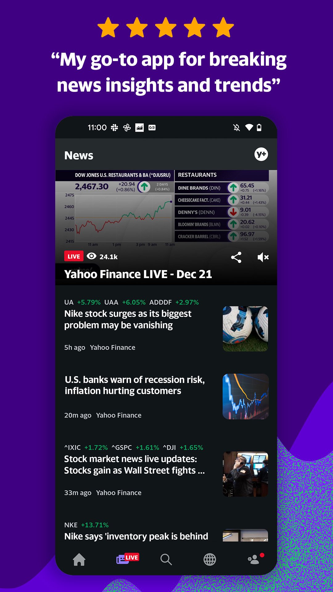 Yahoo Finance: Stock News APK for Android Download
