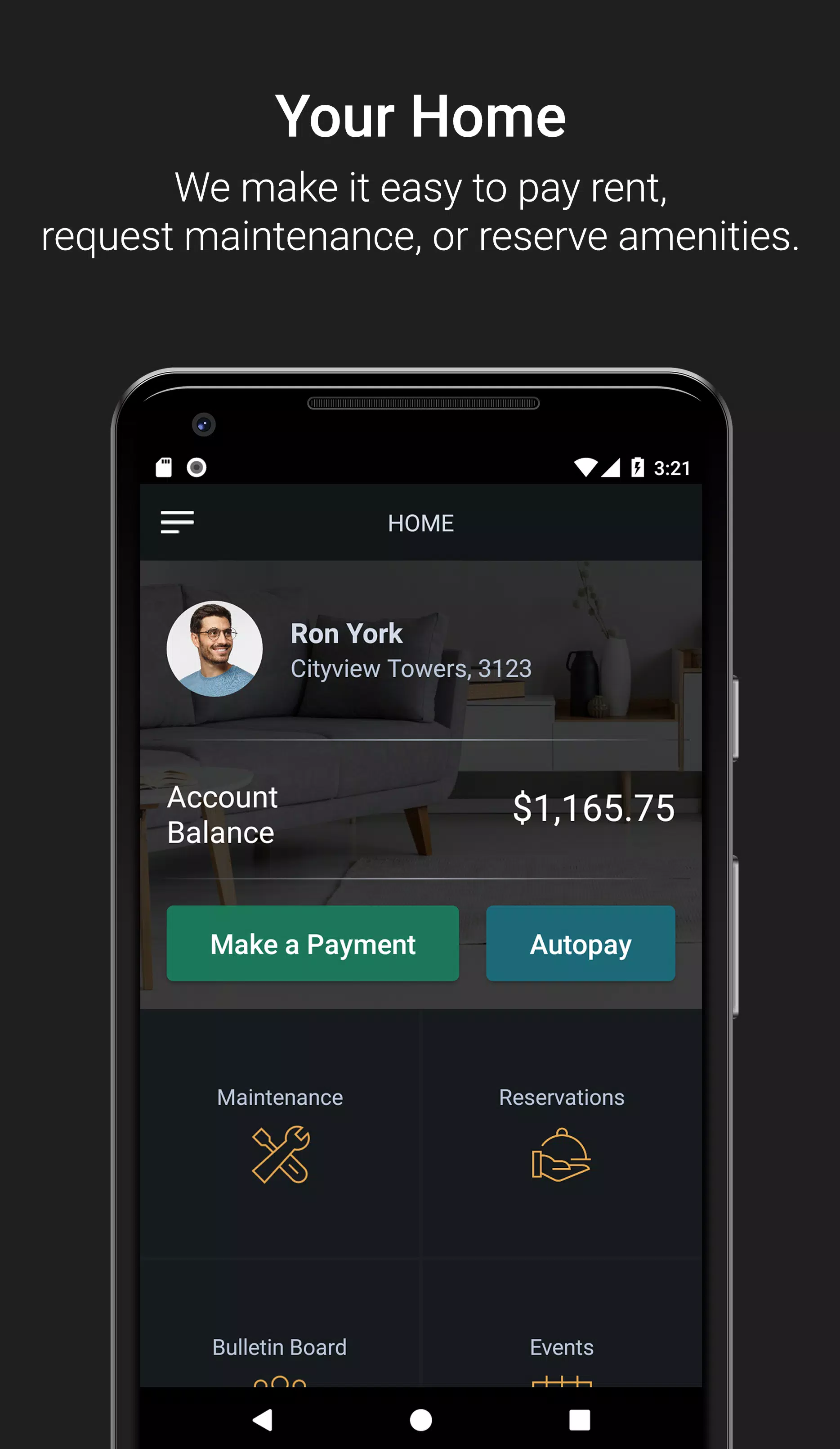 This App Design Home Residents