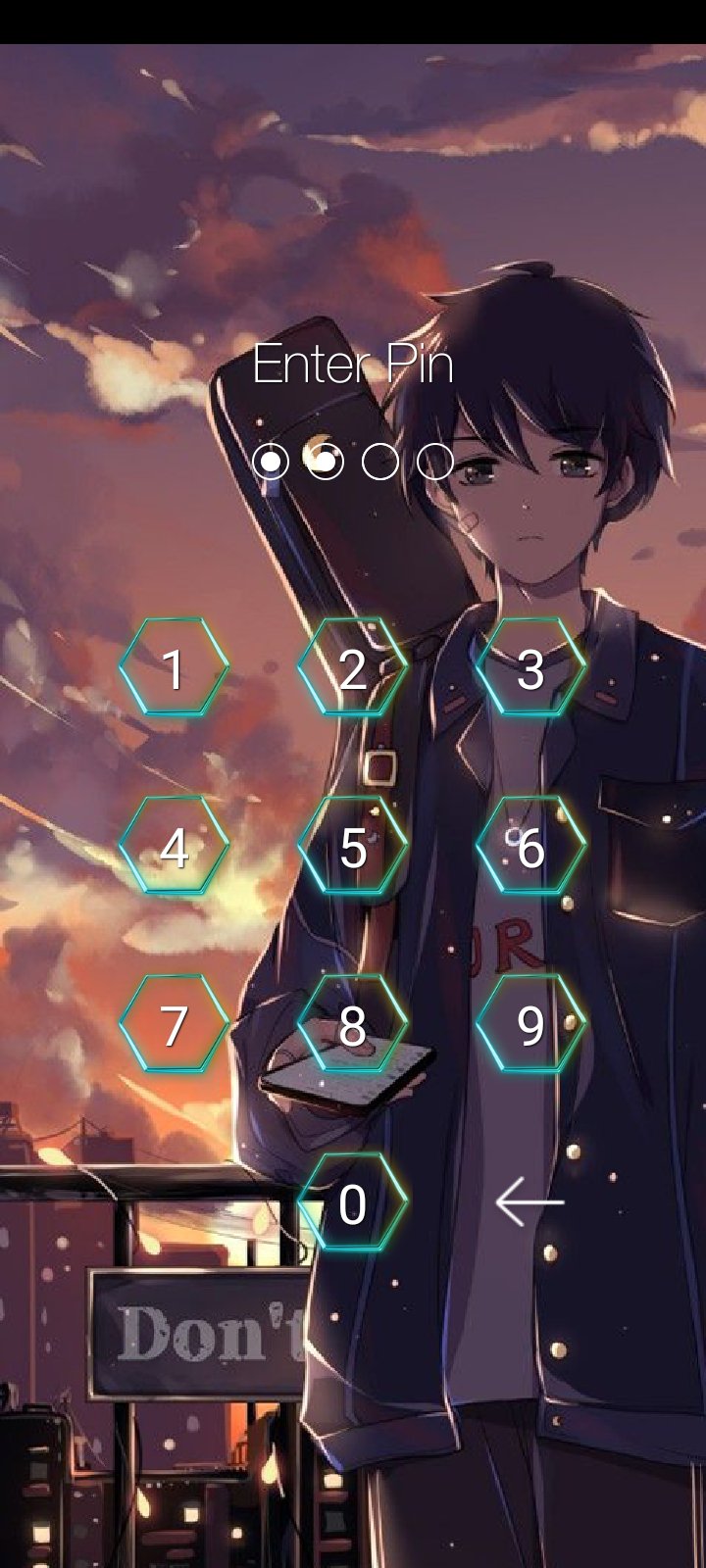Anime Cool Boy Lock Screen APK for Android Download