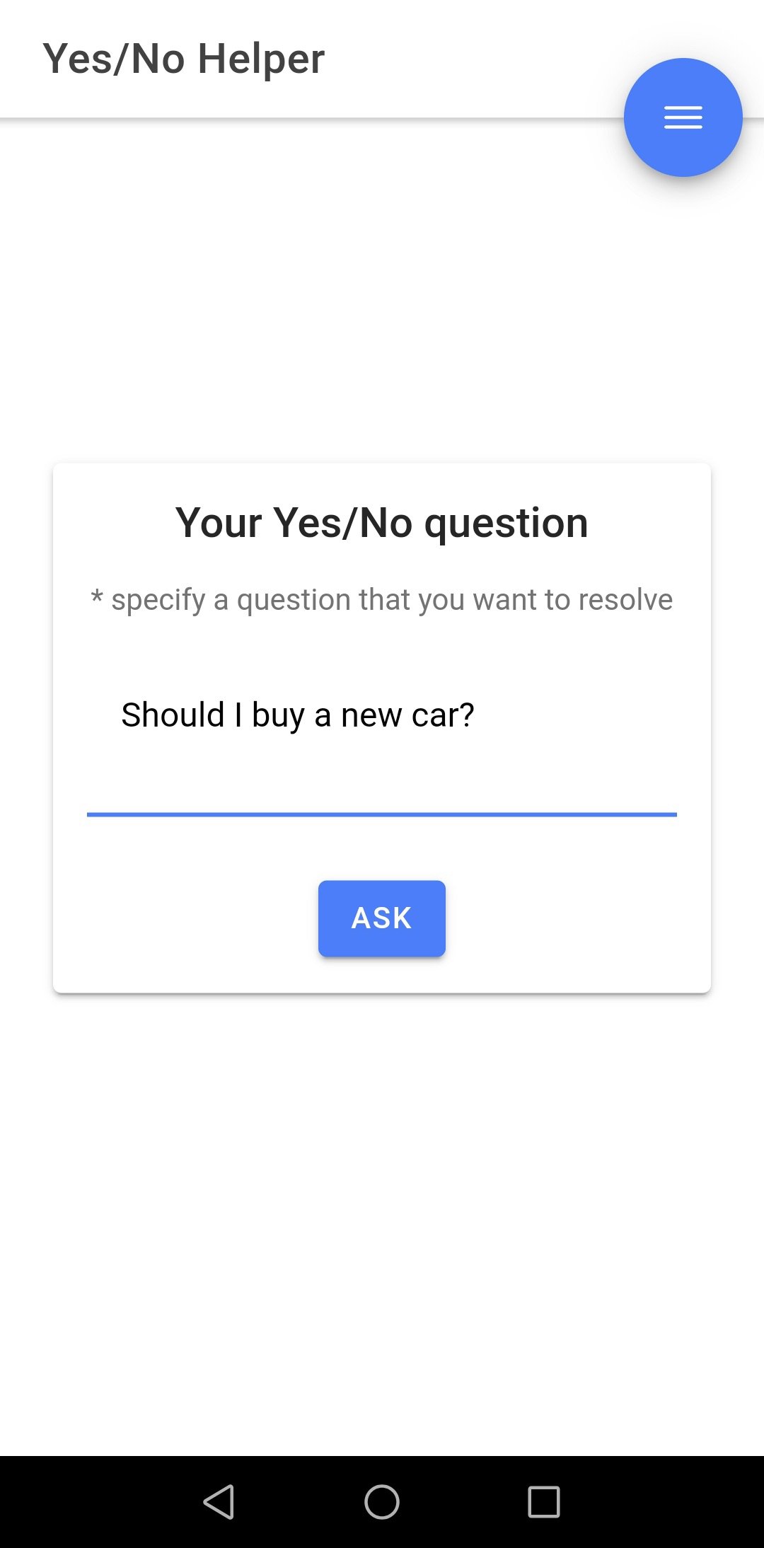 Yes No Helper APK for Android Download