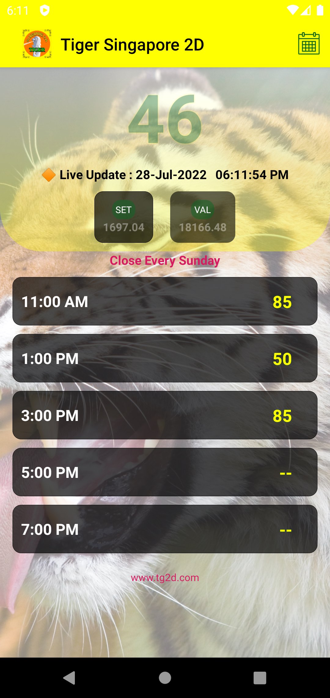 Tiger Singapore 2D APK for Android Download