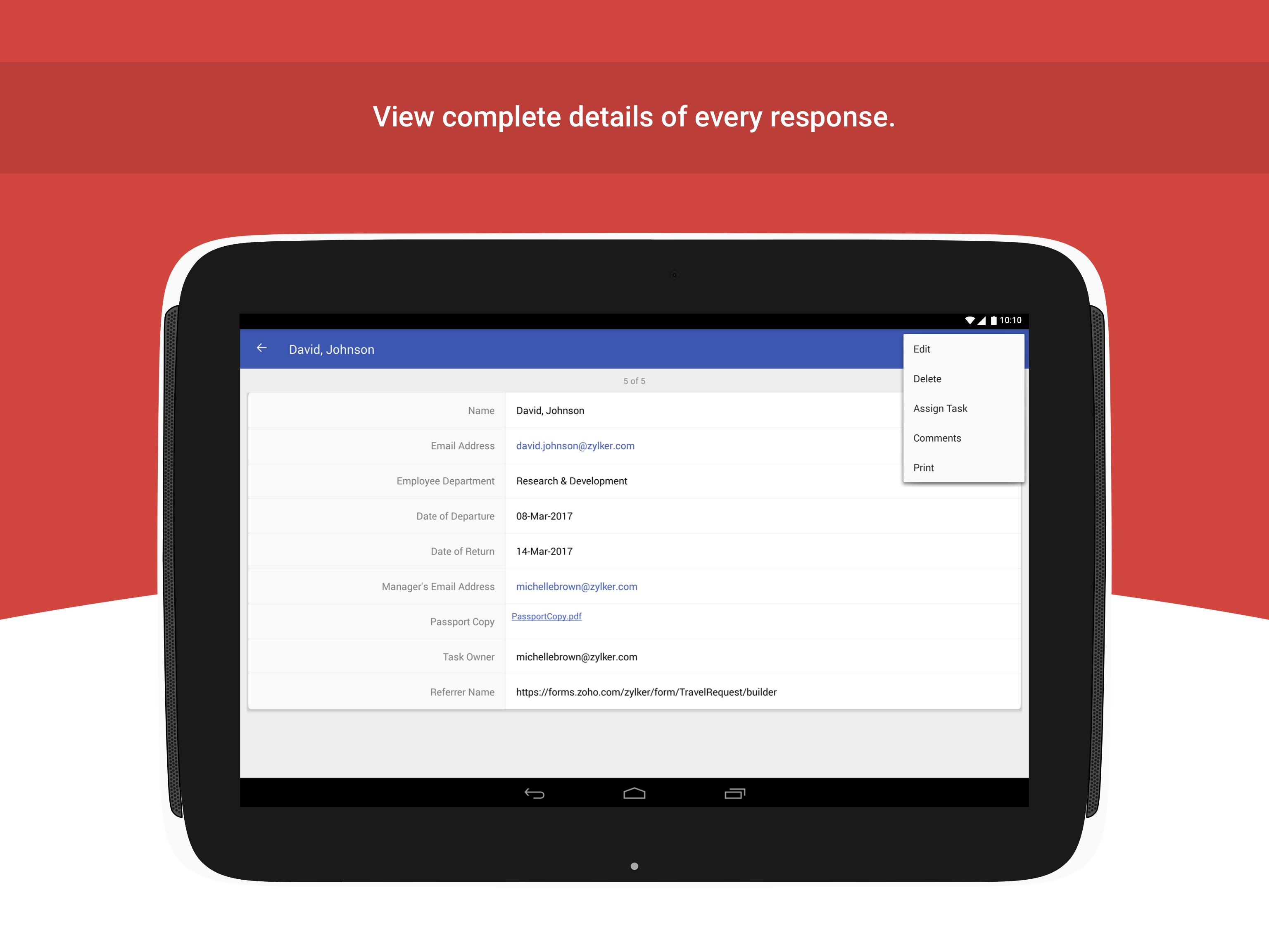 Mobile Forms App - Zoho Forms for Android - APK Download Mobile Forms App - Zoho Forms for Android - APK Download