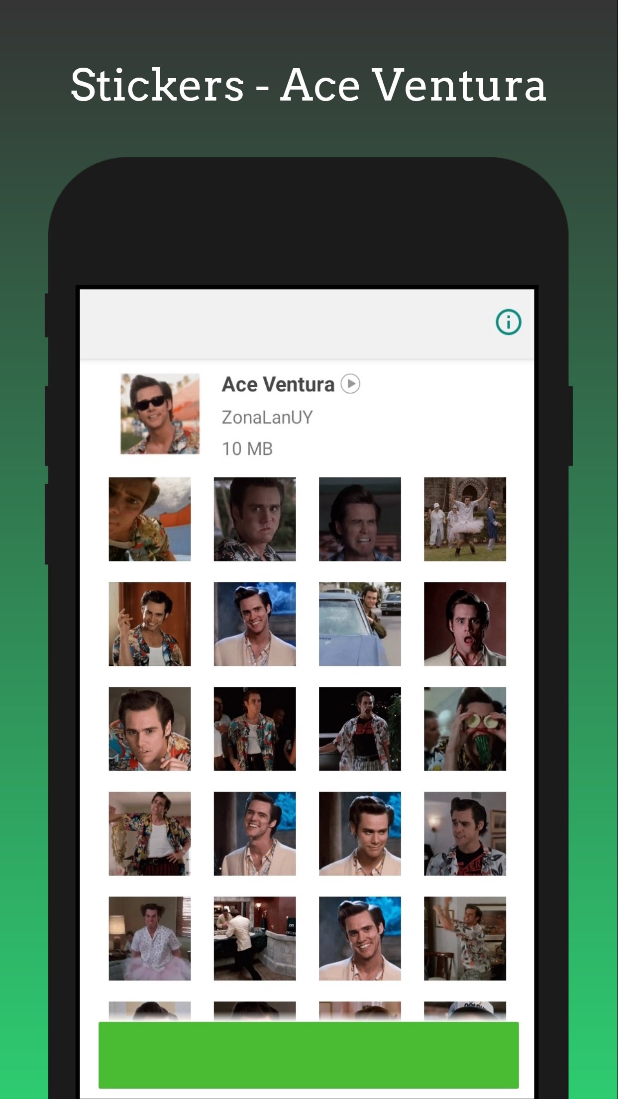 Sticker - Ace Ventura J.Carrey APK untuk Unduhan Android