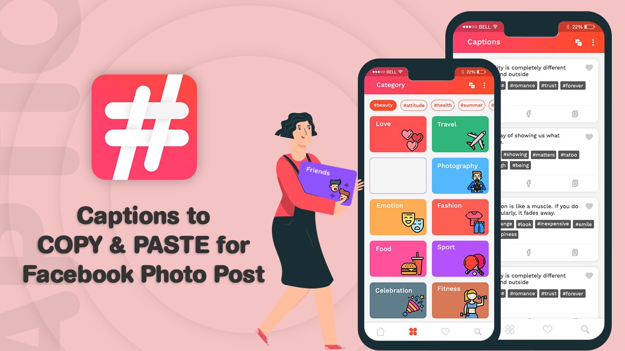 Captions to COPY & PASTE for Facebook Photo Post APK for Android Download