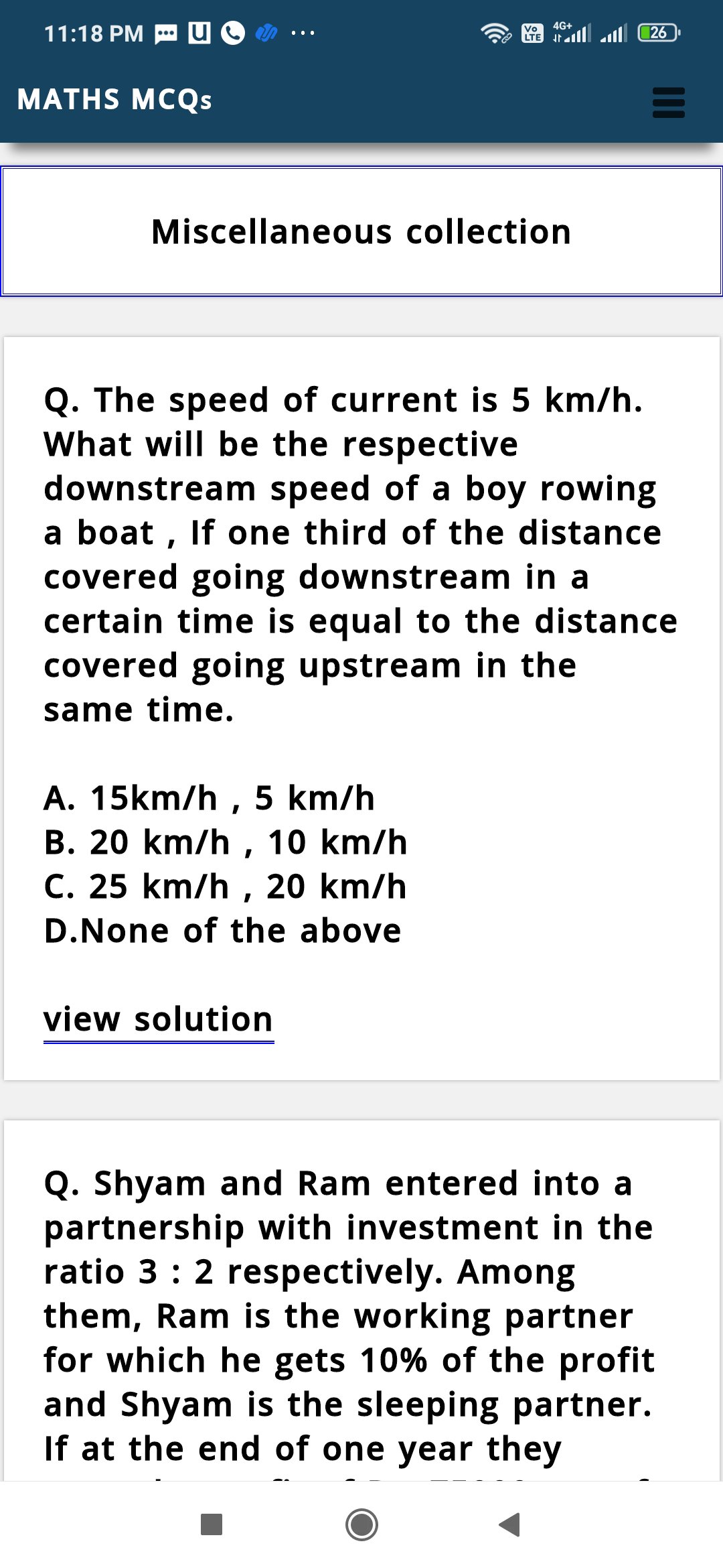 Maths MCQs : Competitive exams APK for Android Download