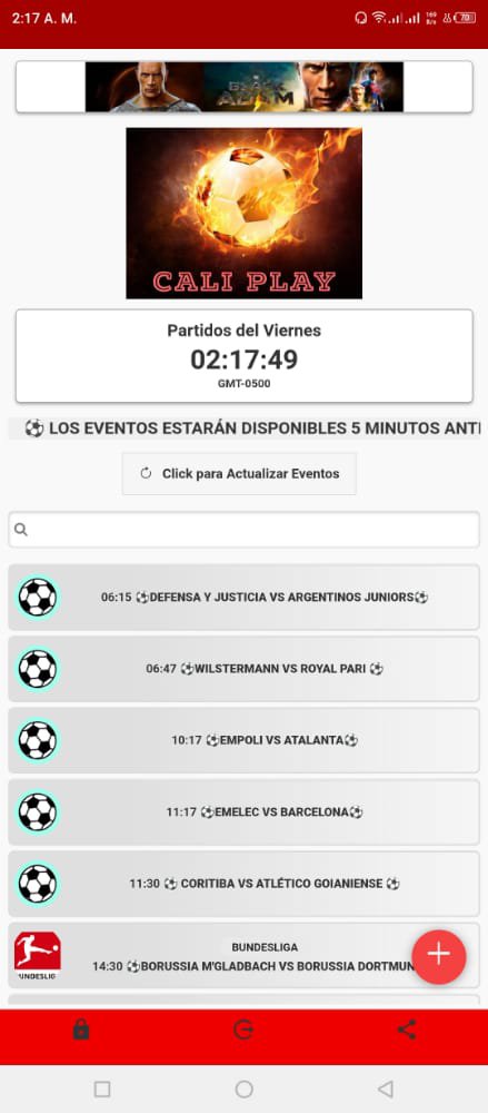Descargar Cali play APK Última Versión 9.8 para Android