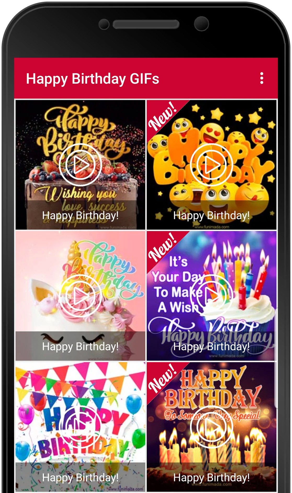 Happy birthday GIFs APK für Android herunterladen