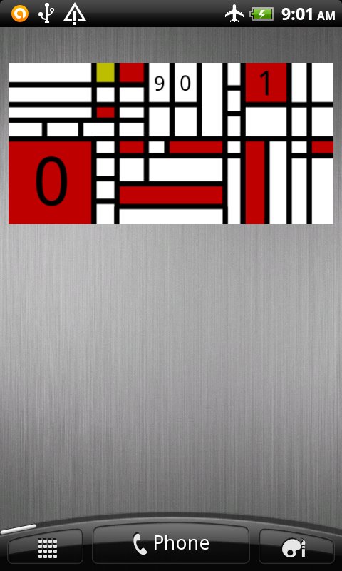 Download do APK de Mondrian Widget Clock para Android