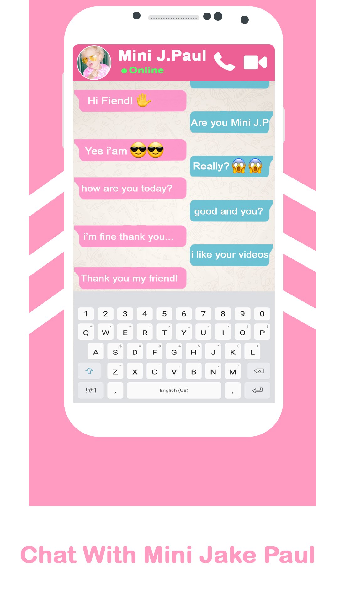 Mini Jake Paul Chat Prank APK for Android Download