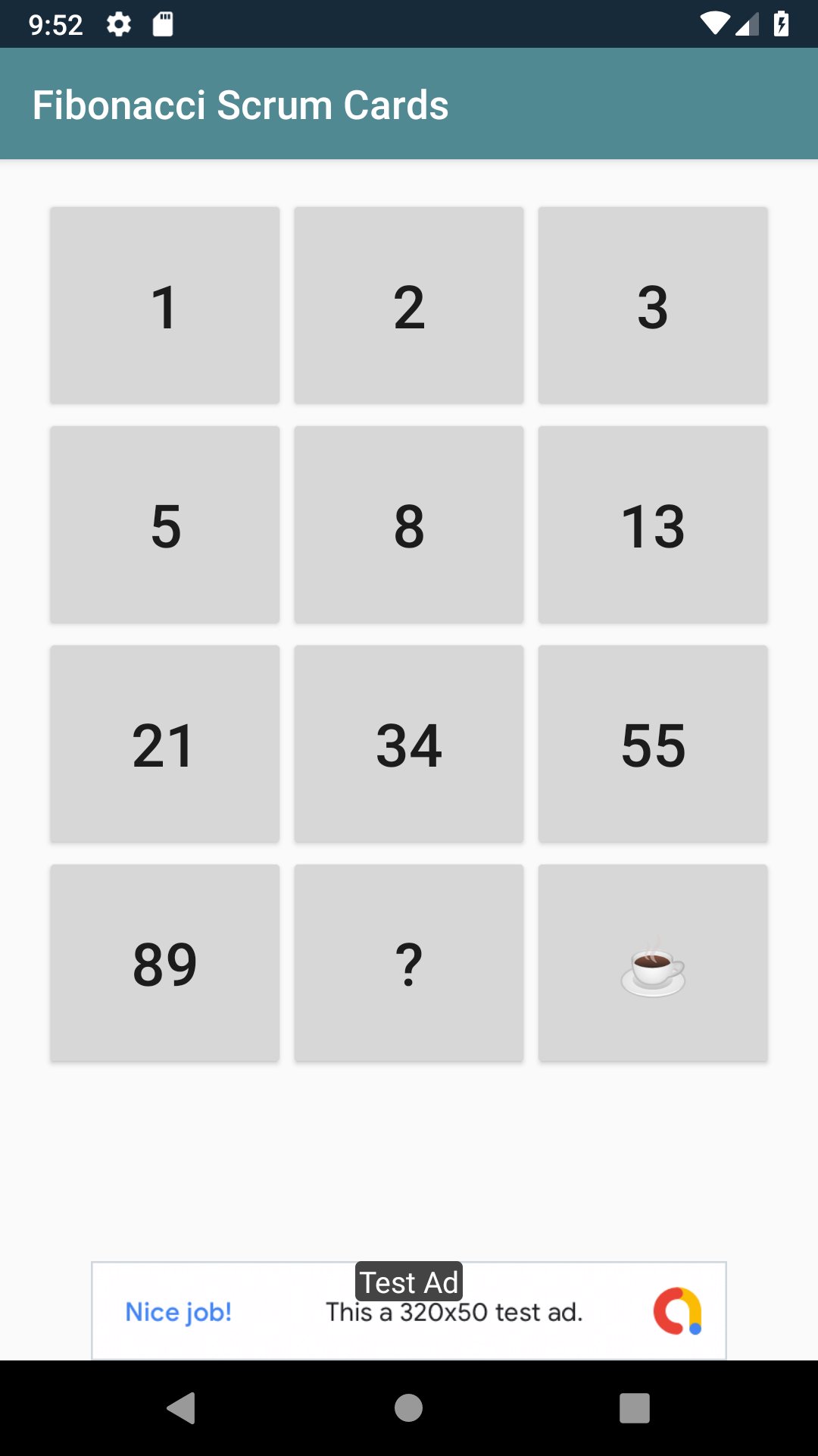 Fibonacci Scrum Cards APK for Android Download