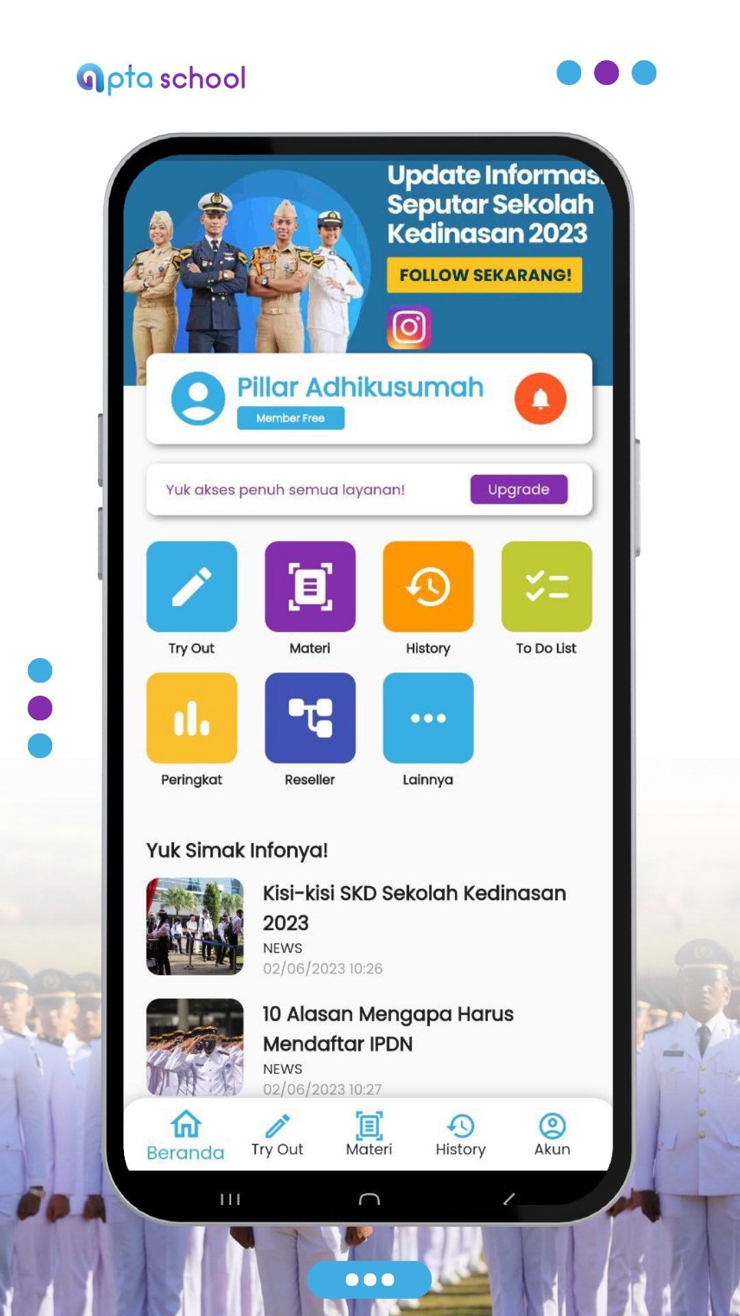 Bimbel Kedinasan - Apta School APK for Android Download