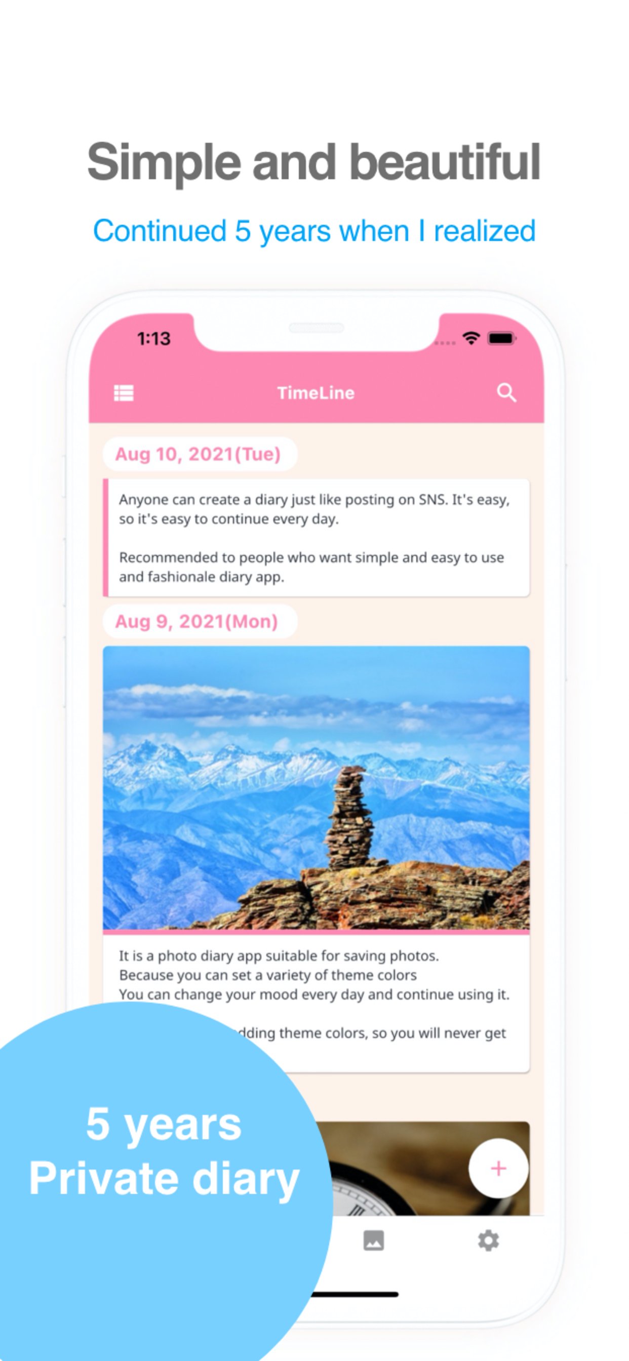 Cute diary - Timeline style diary APK for Android Download