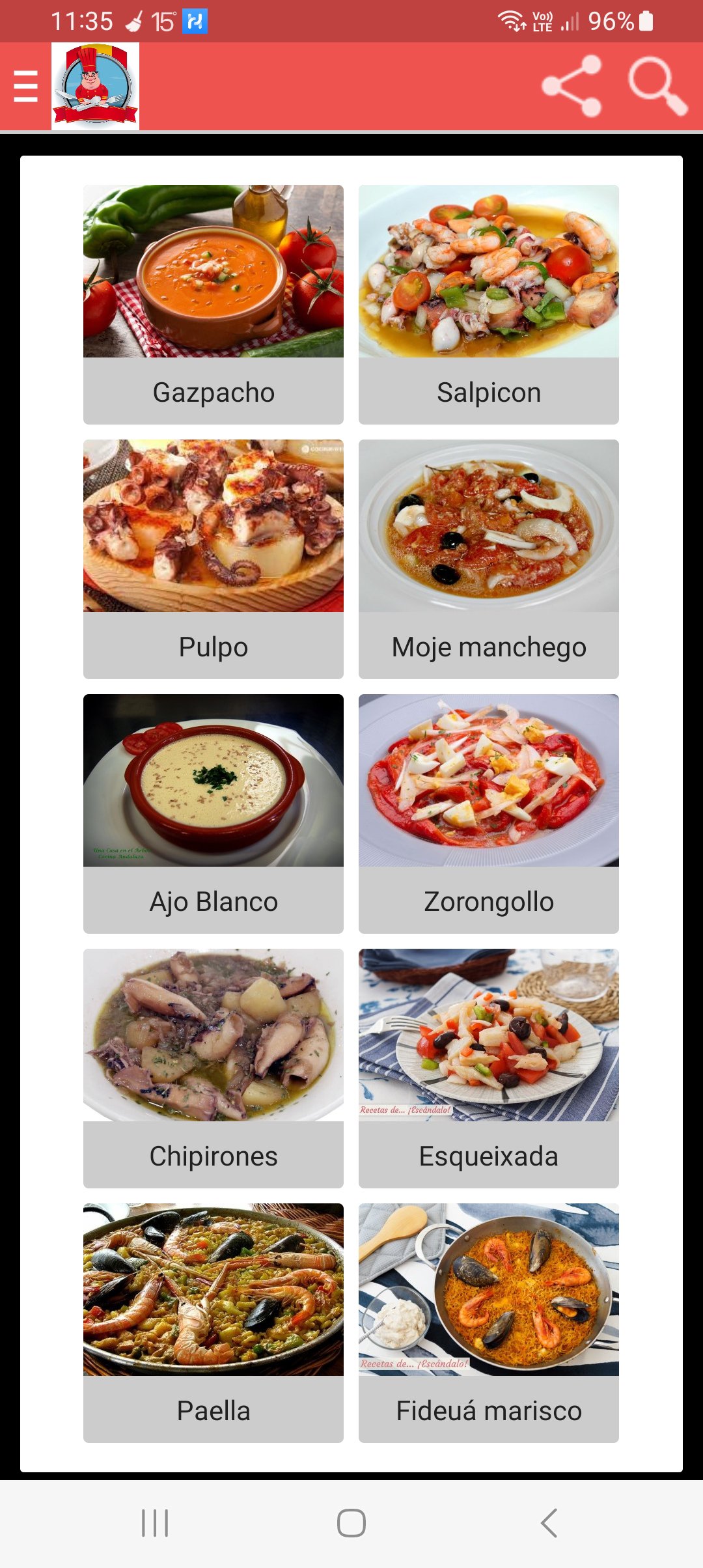 Comidas Españolas APK for Android Download