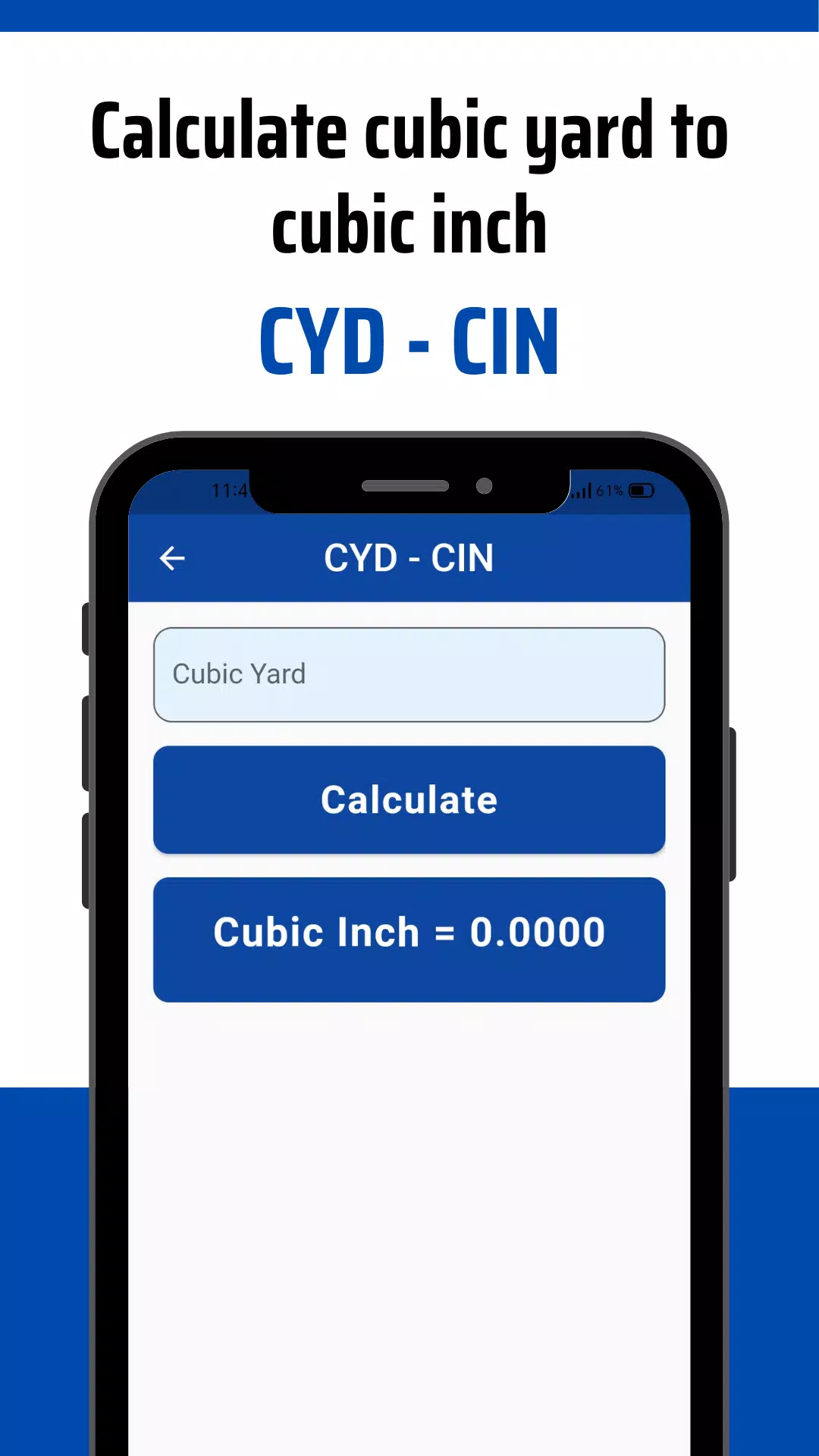 Inches To Cubic Inches Calculator