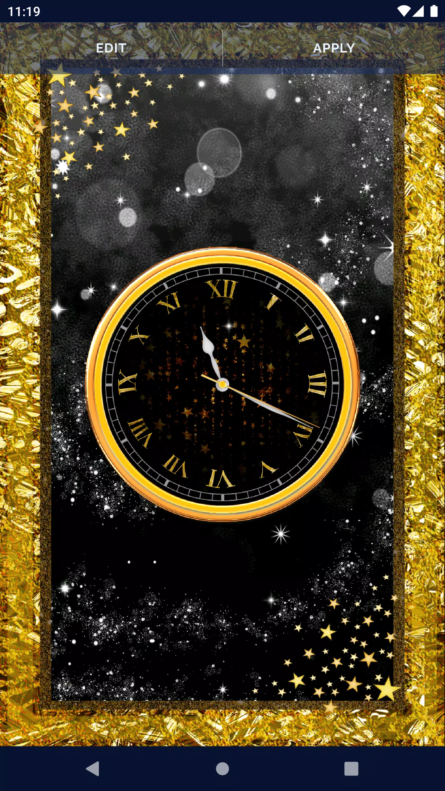 Dark Clock Wallpaper