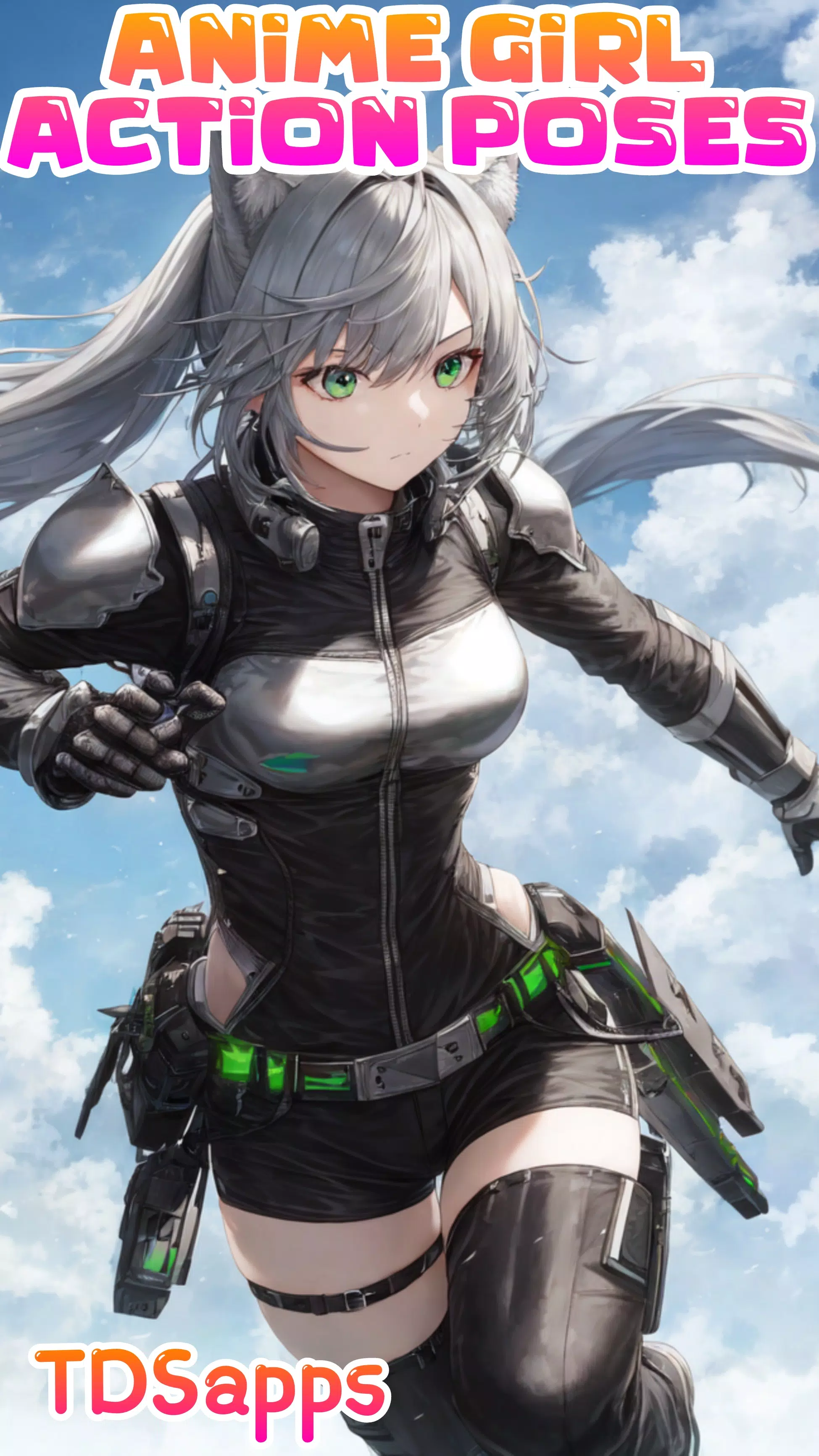 Anime Female Action Poses