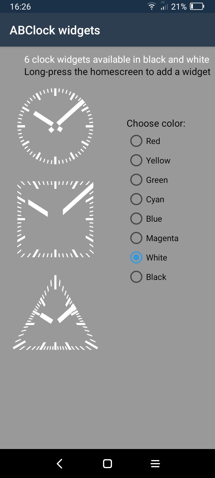 Analog Background Clock widget APK for Android Download