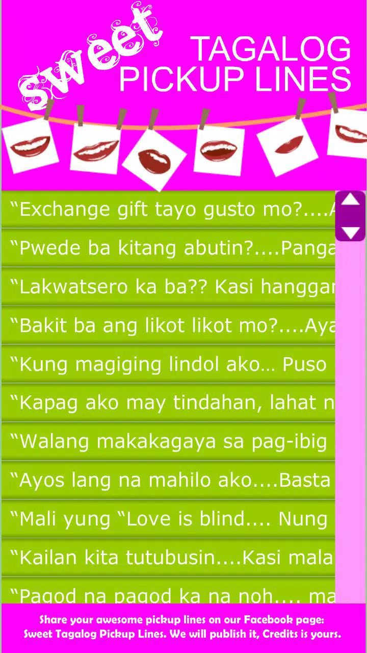 Tagalog Kilig Pick Up Lines