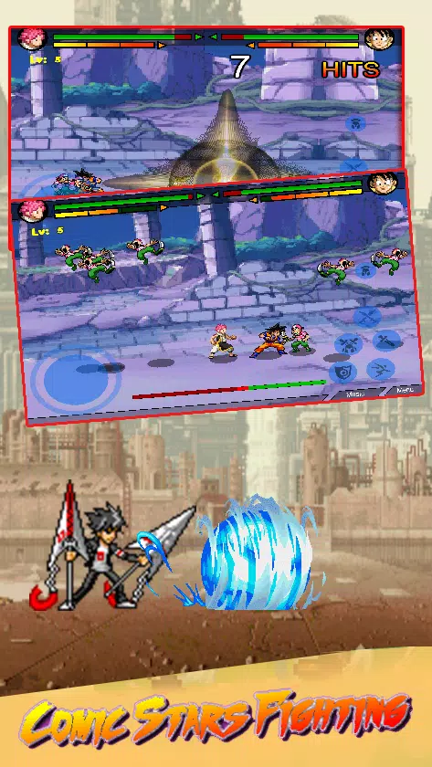 Comic Stars Fighting 5