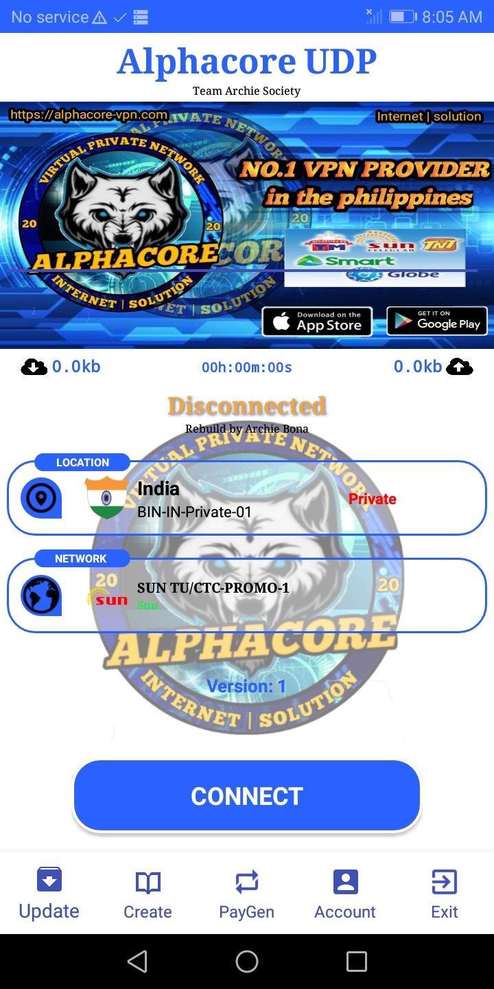 Alphacore UDP APK for Android Download