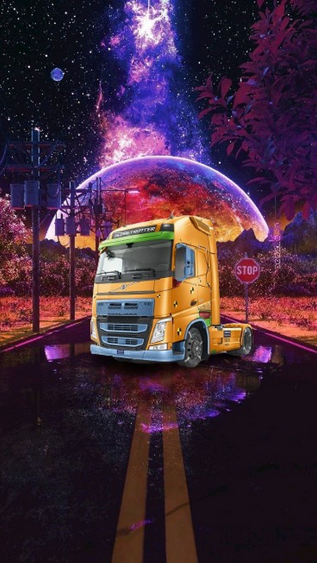 Volvo Semi Truck Wallpaper