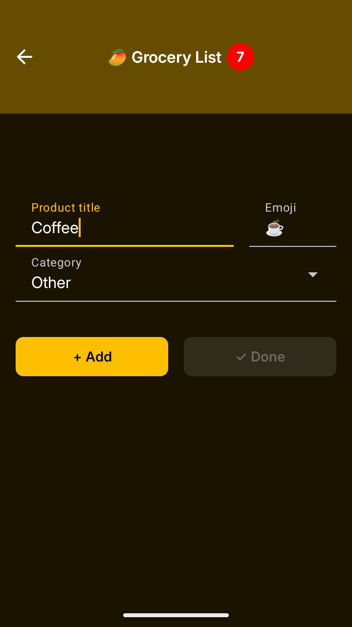Grocery List on Lock Screen APK for Android Download