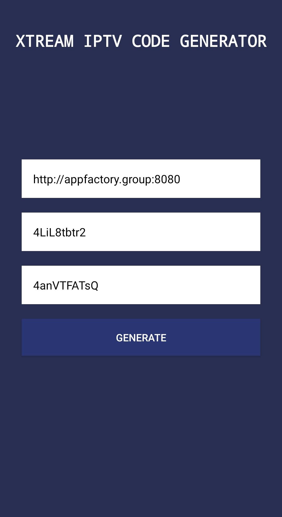 XTREAM IPTV CODE GENERATOR APK for Android Download XTREAM IPTV CODE GENERATOR APK for Android Download