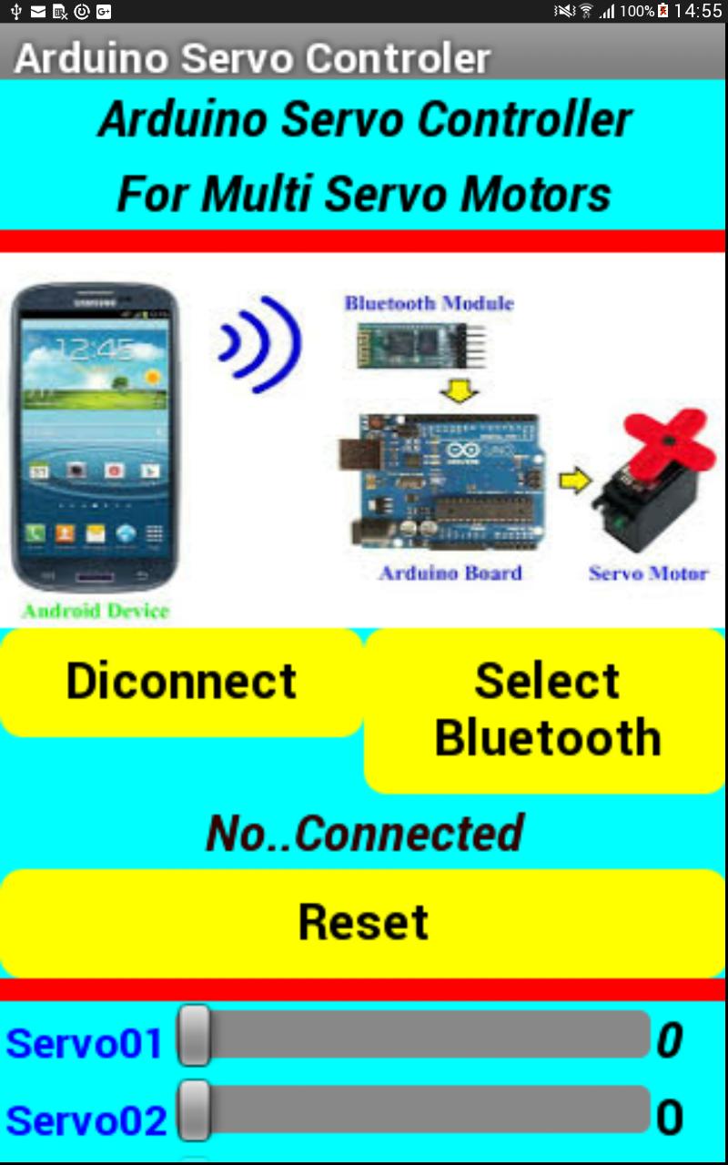 Arduino Bluetooth Multi Servo control APK for Android Download Arduino Bluetooth Multi Servo control APK for Android Download