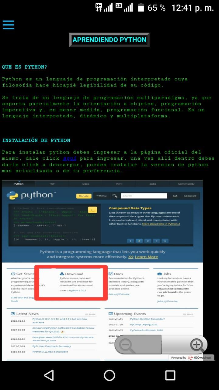 Download do APK de Curso python desde cero para Android Download do APK de Curso python desde cero para Android
