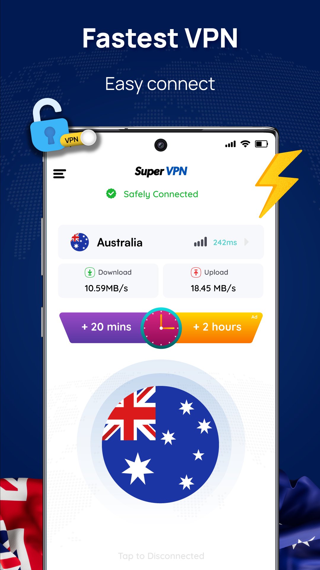 Descarga de APK de VPN Australia - Fast & Secure para Android