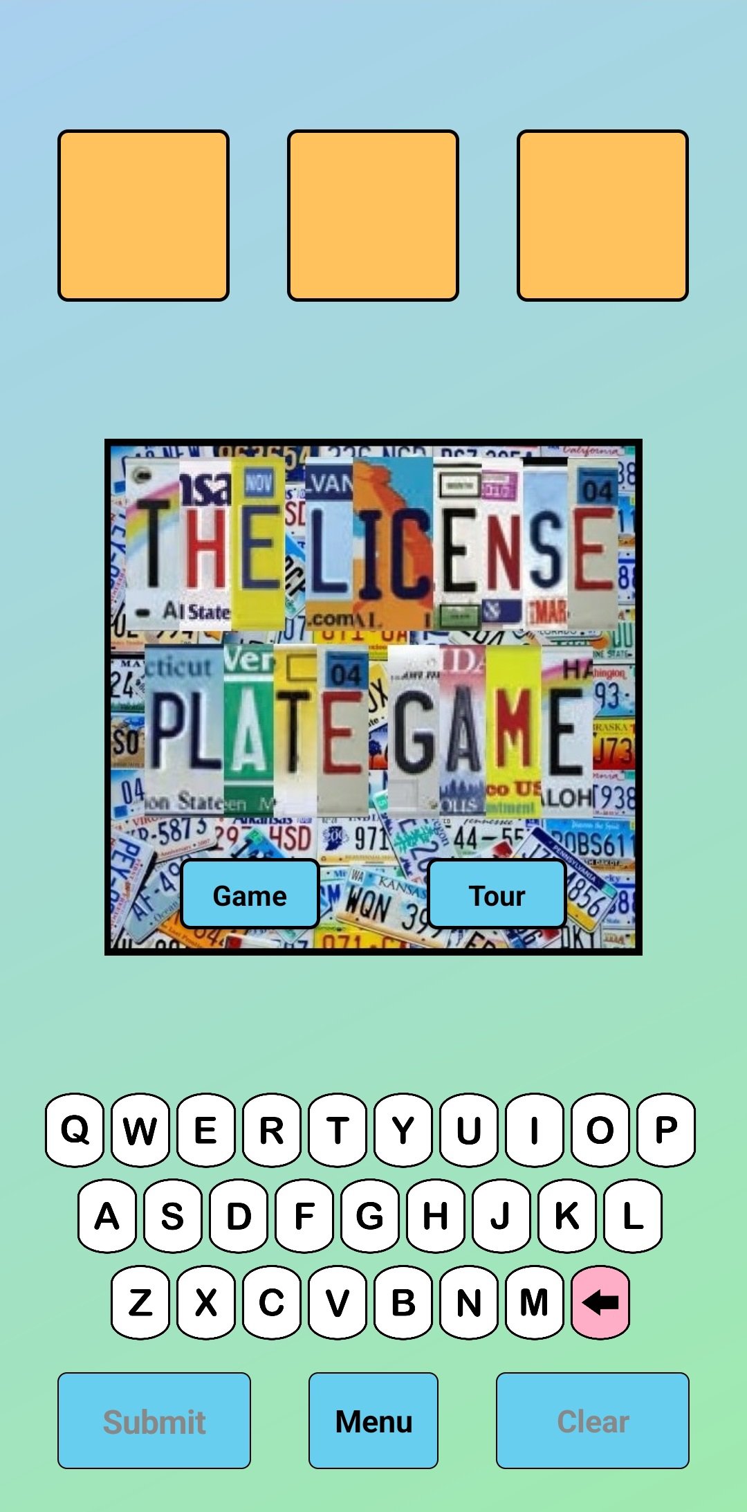 The License Plate Word Game APK for Android Download