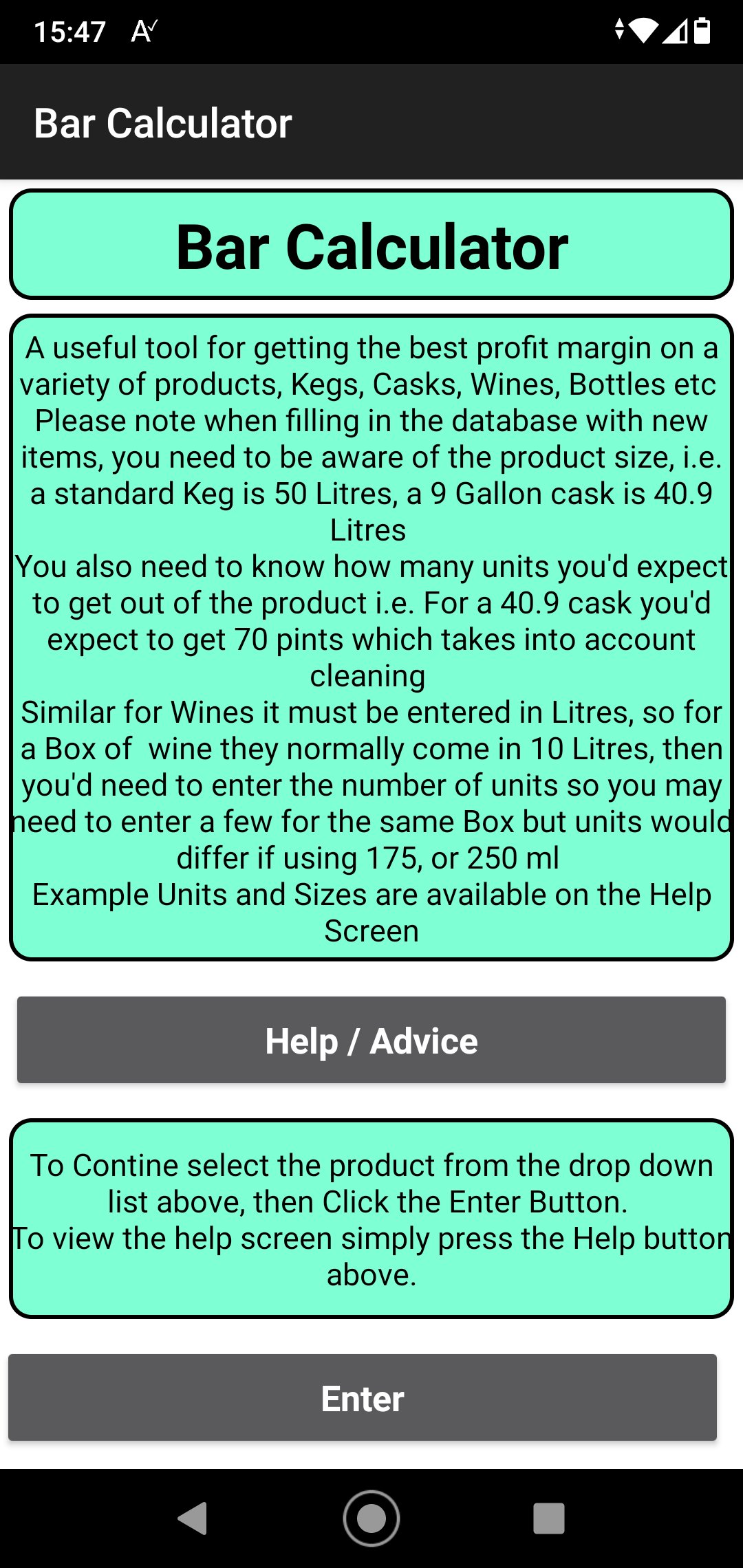 UK Bar Calculator APK for Android Download