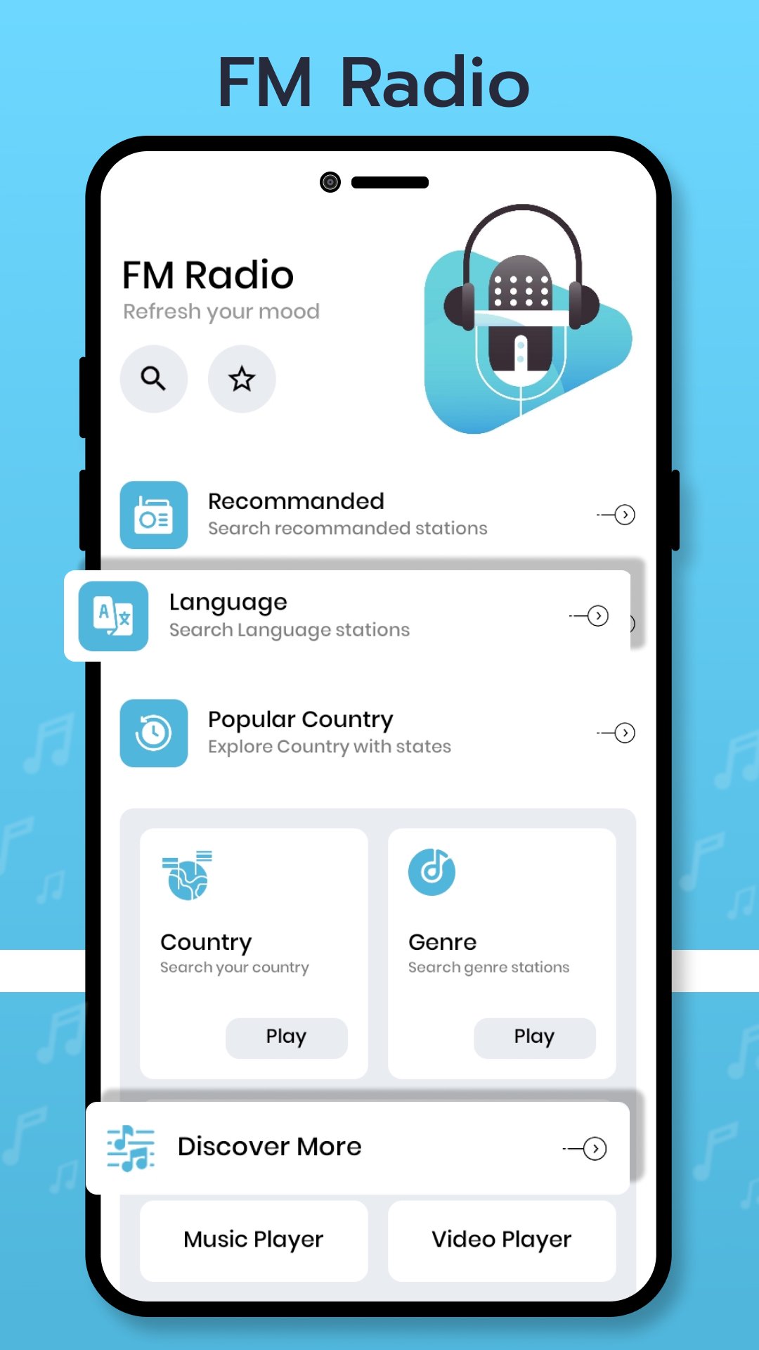 FM Radio App With Music Player APK for Android Download